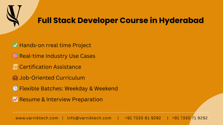 Best Full Stack Developer Course in Hyderabad | Online 2026